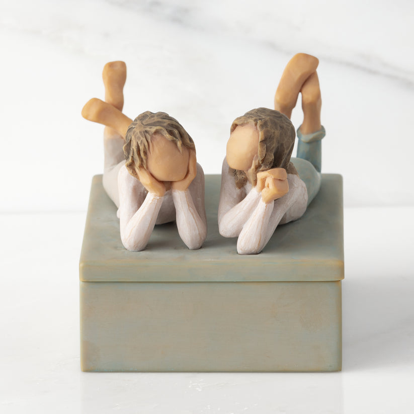 Friends Forever Keepsake Box - Willow Tree Figurines - The Shabby Shed