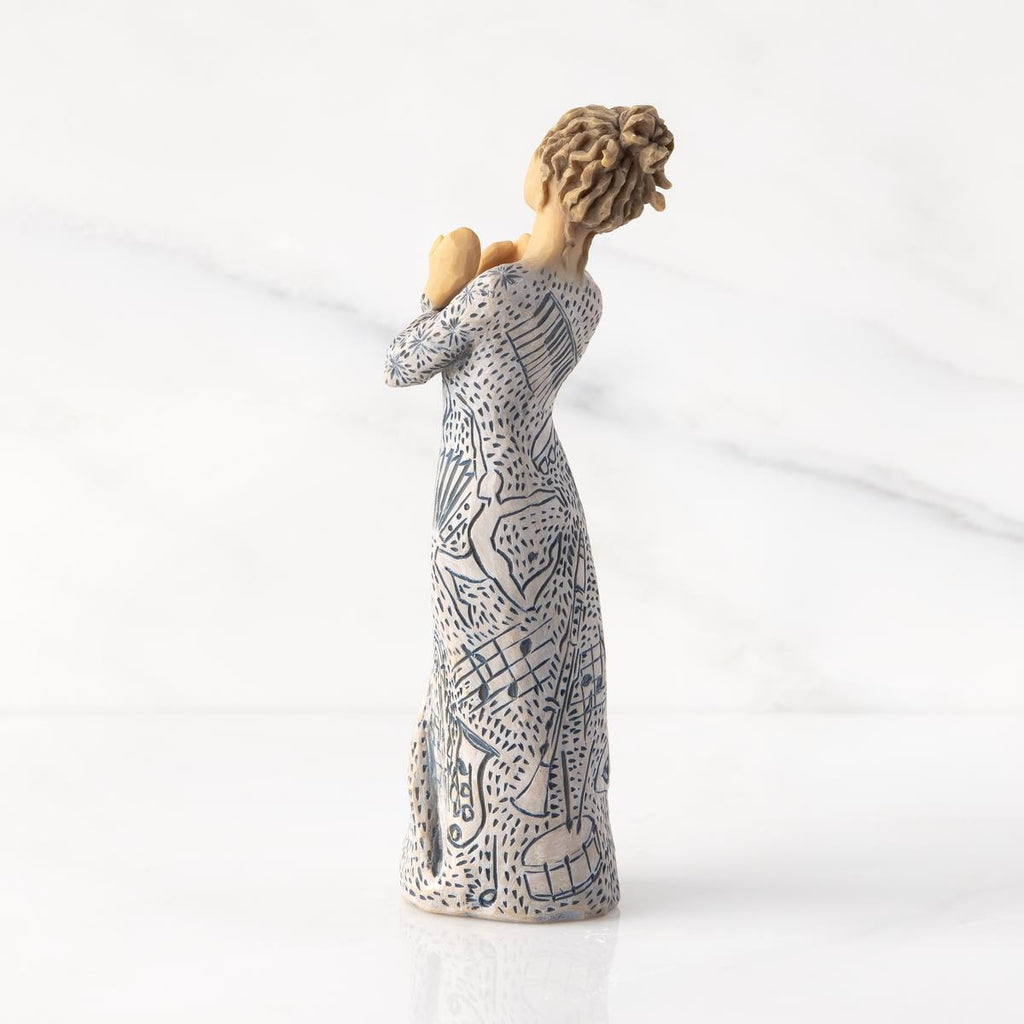 Music Speaks (Lighter skin) - Willow Tree Figurine - The Shabby Shed