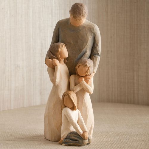 Father with 3 Daughters - Willow Tree Figurines – The Shabby Shed
