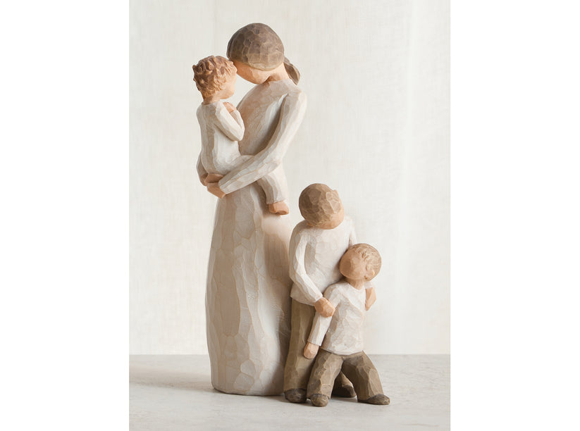 Mother with 3 Children - Willow Tree Figurines – The Shabby Shed